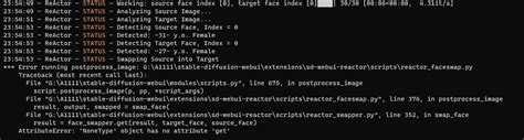do anyone know why do i get this error while running reactor in sd r