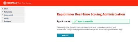 using rapidminer real time scoring web ui rapidminer documentation