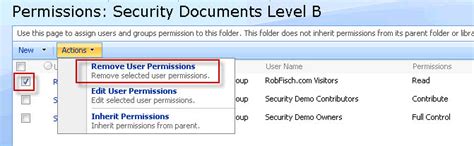 sharepoint permission inheritance