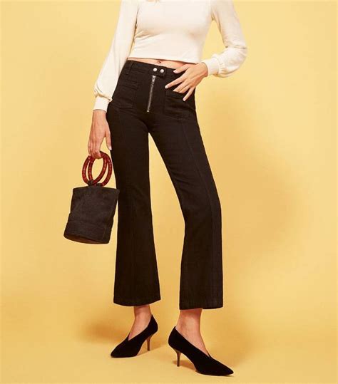 7 Rules For Wearing Cropped Flare Jeans Cropped Flare Jeans Elle