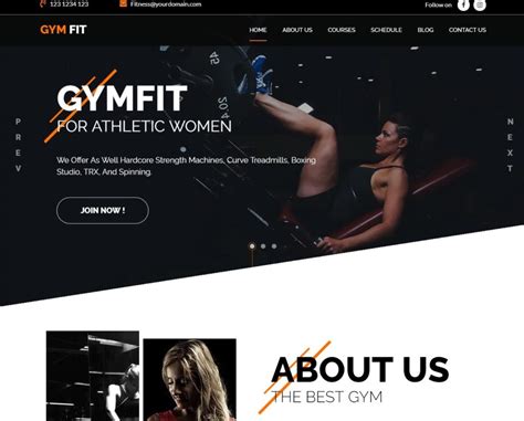 40 best responsive html5 fitness website template list for 2020