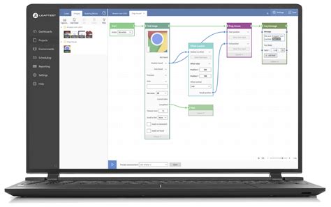 web automation leaptest codeless test automation