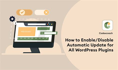 how to enable disable automatic update for all wordpress plugins