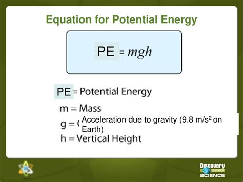 Potential Energy Formula