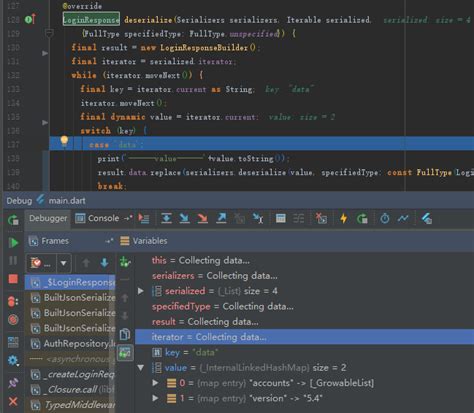 dart flutter need either specifiedtype or discriminator field