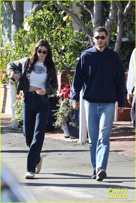 Kendall Jenner Flashes Toned Midriff While Out To Lunch With Fai Khadra