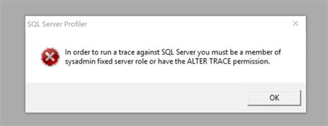 unable to run trace alter permissions on azure sql db sql server forum