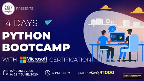 14 days python boot camp tickets by codegnan it solutions