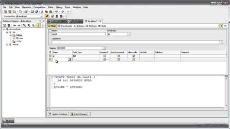 how to create a mysql table in a few quick steps youtube