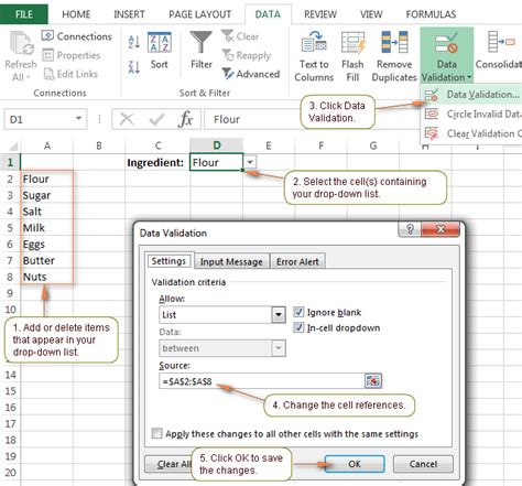 how to create drop down cell in excel 2010 mortgage