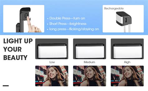 Mpow Pa168a Selfie Stick With Fill Light Victsing