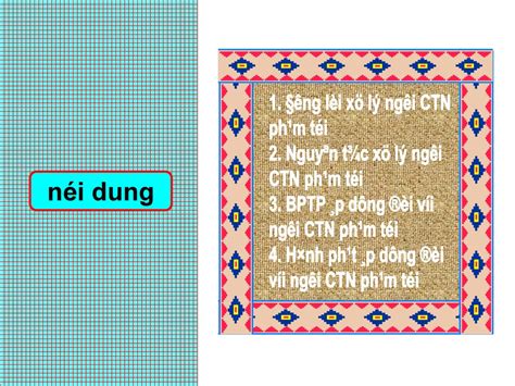 Tr¸ch NhiÖm H×nh Sù Cña Ng­êi Ch­a Thµnh Niªn Ph¹m Téi Ppt Download