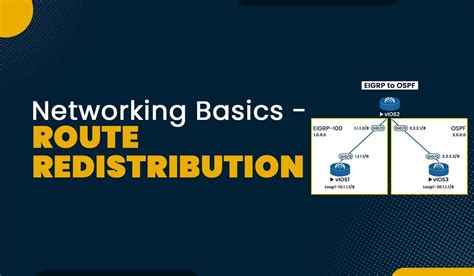 what is route redistribution networking basics 2023