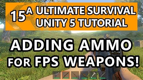 15 unity tutorial how to make a survival game adding