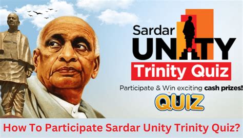 sardar unity trinity quiz answers eligibility prize details