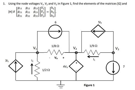 solved for the diagram shown below use the node voltages