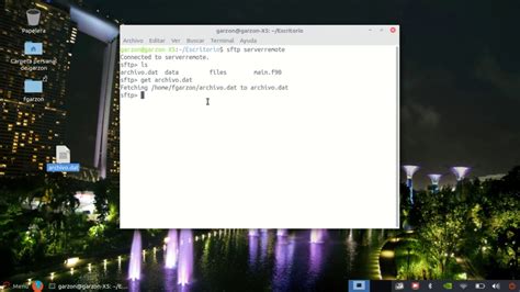 ssh secure shell linux scp y sftp para transferir archivos part 3