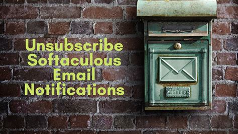 how to unsubscribe emails from softaculous seekahost™