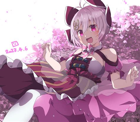 「シロの日なので桜シロちゃん Siroart 」 なんとかのイラスト