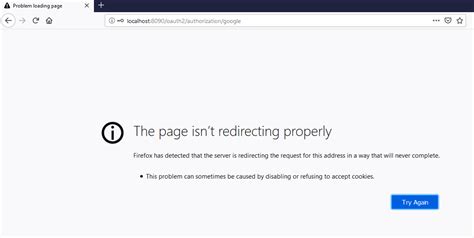 java getting redirection error while successfully login