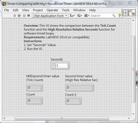 software timed while loop comparison in labview ni community