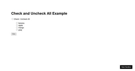 react multi select checkbox forked codesandbox