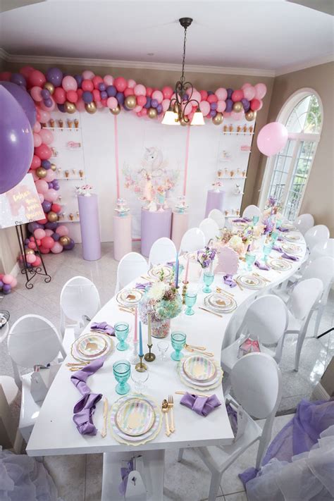Karas Party Ideas Pastel Modern Unicorn Birthday Party Karas Party