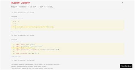 react beautiful dnd example forked codesandbox