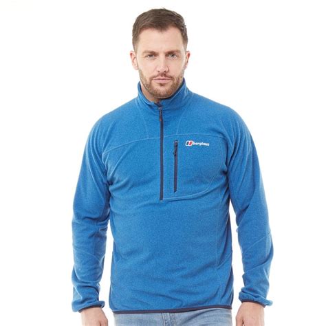Buy Berghaus Mens Spectrum 2 0 Micro Fleece 1 2 Zip Blue Blue