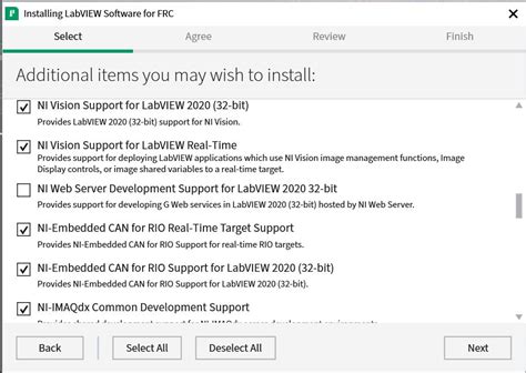 error 1055 occurred at property node in frc create project vi frc