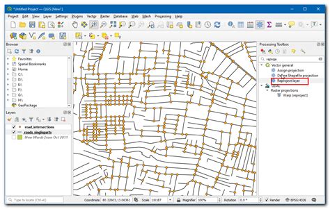 calculating street intersection density qgis3 qgis tutorials and tips