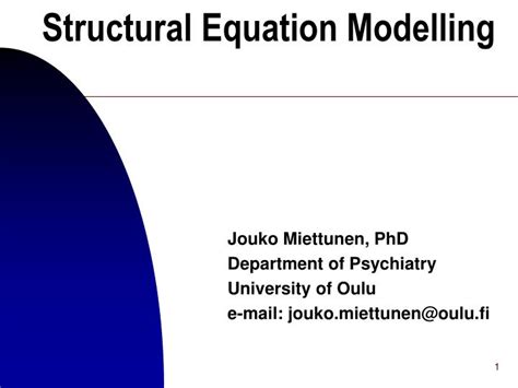 Structural Equation Modeling Example Ppt Tessshebaylo