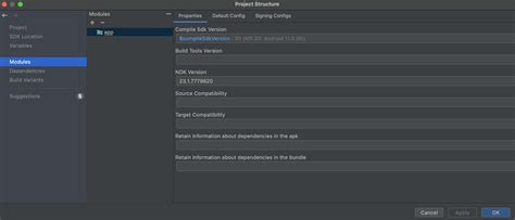 android set ndk version for react native module stack overflow