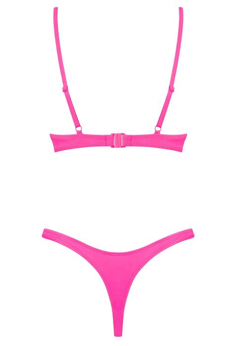 Shop Sexy Neon Pink Bikini Sæt Cherries Dk