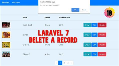 laravel 7 crud application in hindi laravel 7 delete a