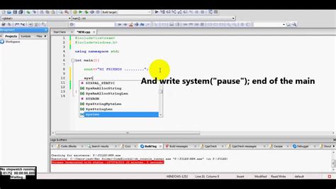 how to use system pause in code blocks youtube