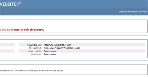 error 403 14 forbidden in iis asp c mvc ef cloud