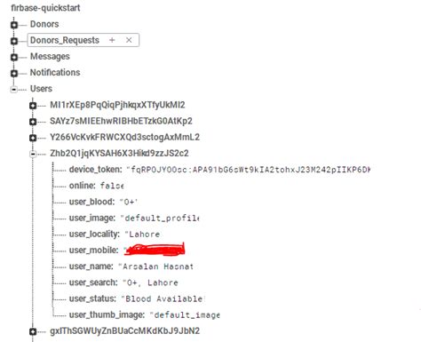 android how to get list of tokens from firebase database stack
