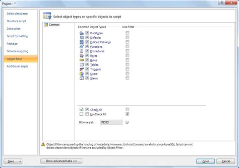 how to solve missing schema issues in scripts for databases with sql