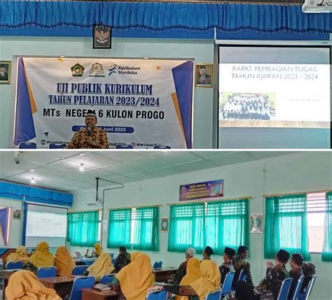 Sambut Tahun Ajaran Baru Mtsn 6 Kulon Progo Adakan Rapat Pembagian