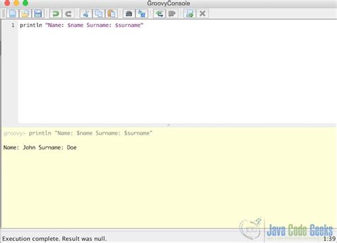groovy console example examples java code geeks 2021