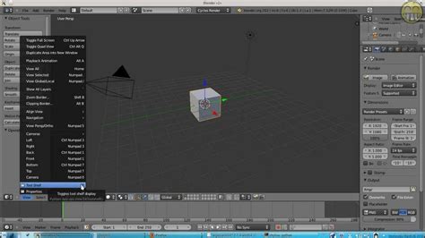 blender 3d 2 6 tool shelf 3d view ui part2 youtube