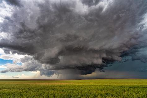 Beautiful Stuff Supercell Thunderstorm With Tornado Strasburg