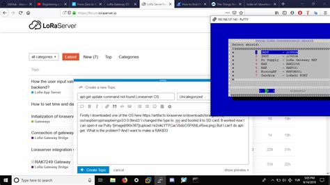 apt get update command not found loraserver os chirpstack community forum