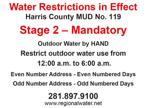 Harris County Municipal Utility District No 119