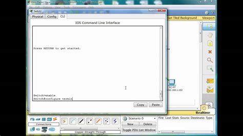 1 basic switch and network configuration using packet
