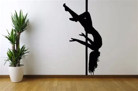 Wall Vinyl Sticker Room Decal Mural Design Strip Sexy Girl Pole Dance