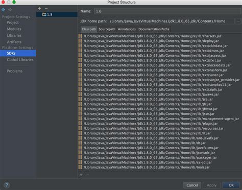java intellij community macos jdk setup stack overflow