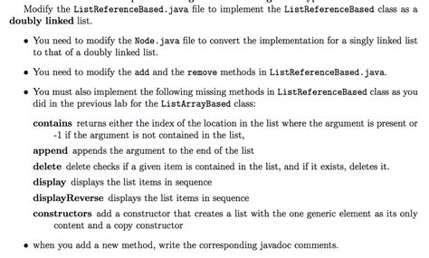 solved modify the single linked list java code to impleme