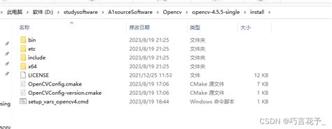 windows cmake mingw 编译opencv4 5 sources安装过程以及opencv踩坑日记 巧言花予 的博客 csdn博客